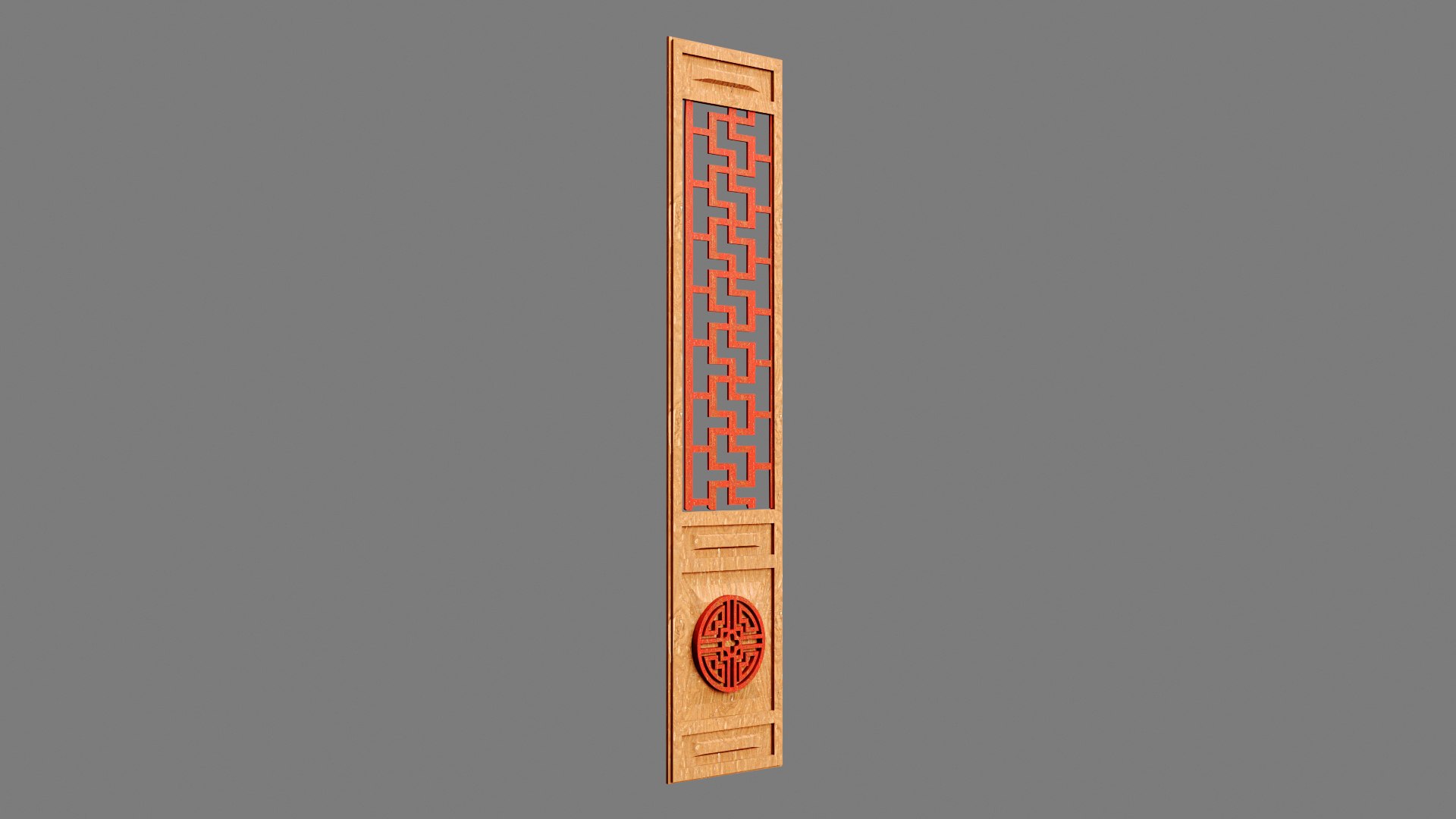 Chinese Decorative Element 3D Model - TurboSquid 1920540