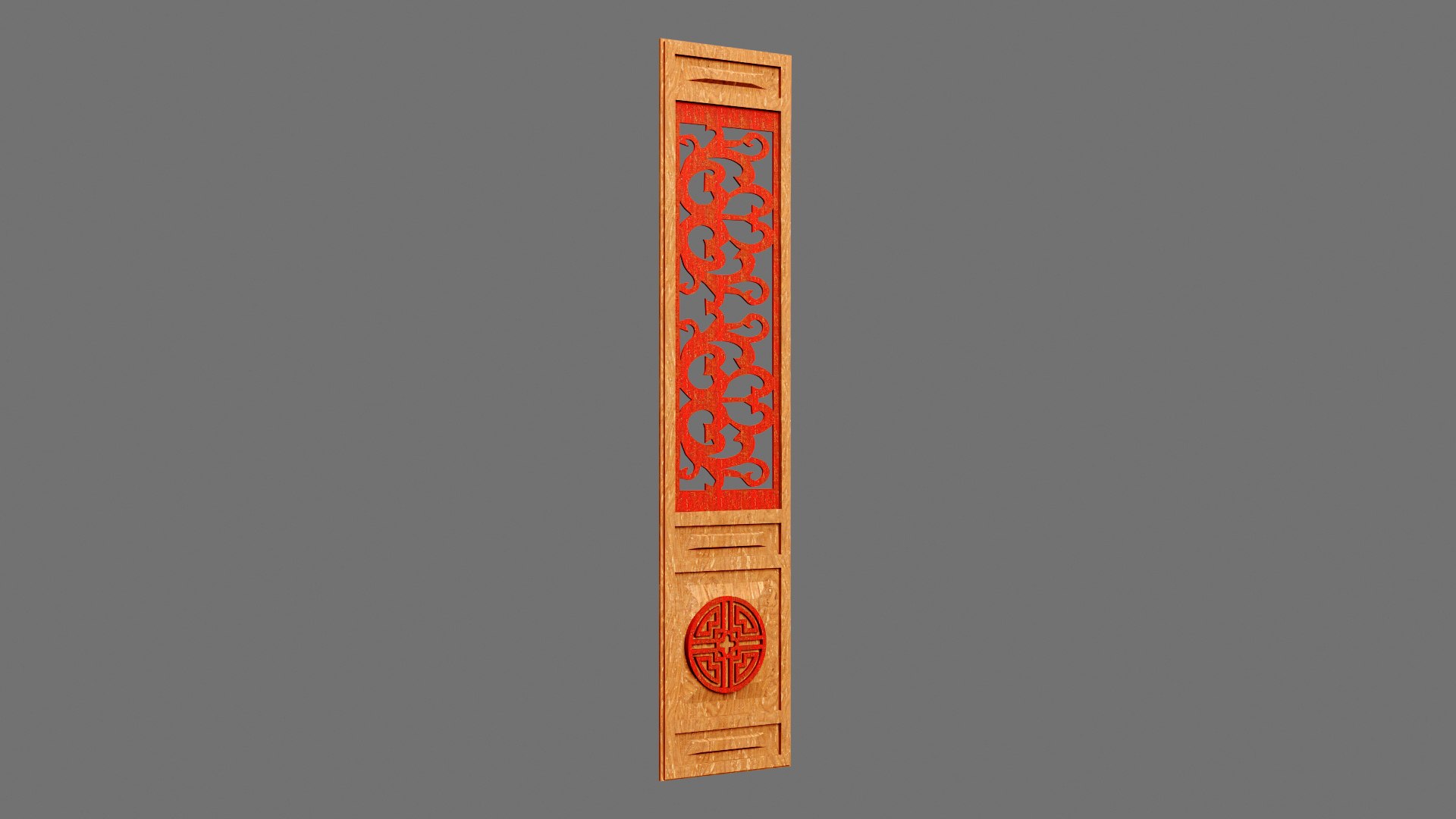 Chinese Decorative Element 3D Model - TurboSquid 1920540