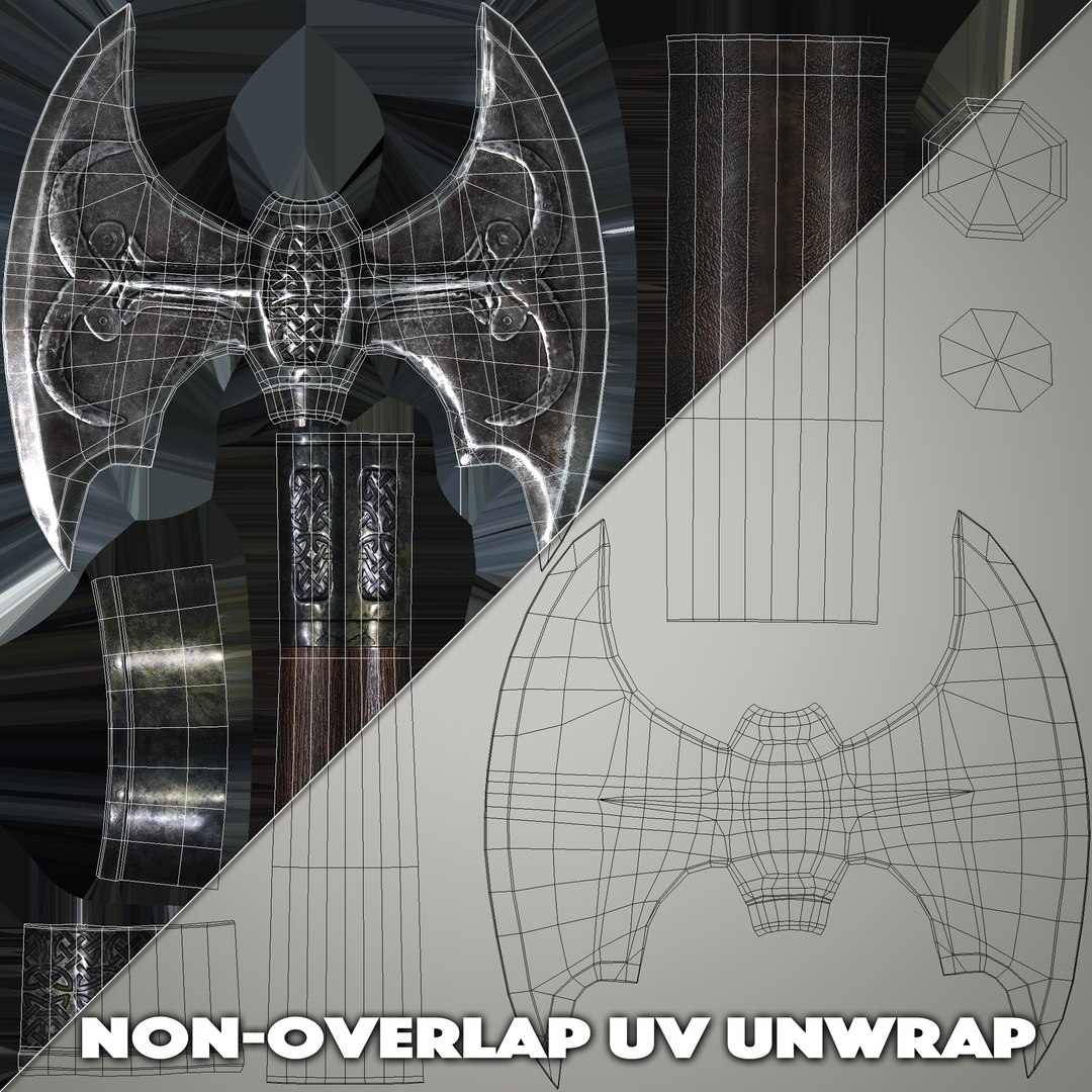 3D Medieval Cleaving Weapons Packed - TurboSquid 1364217