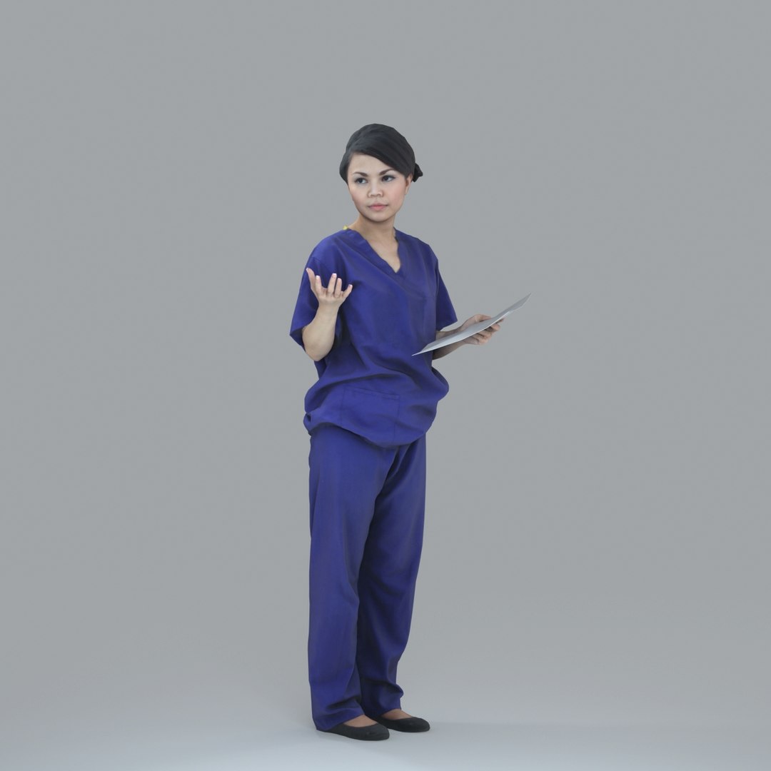 3d axyz normal human model