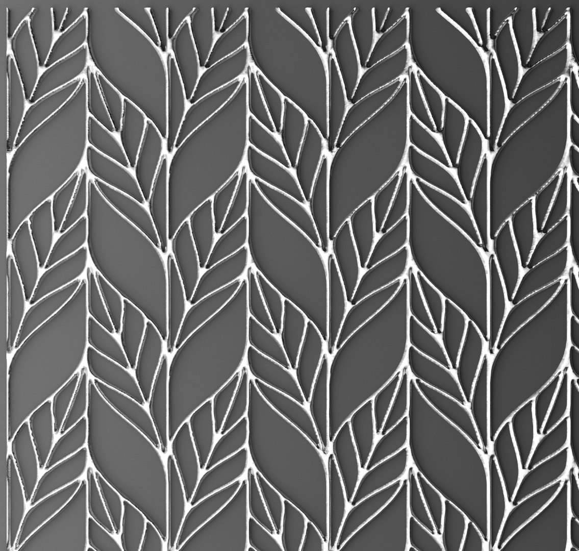 panel lattice grille 3d model