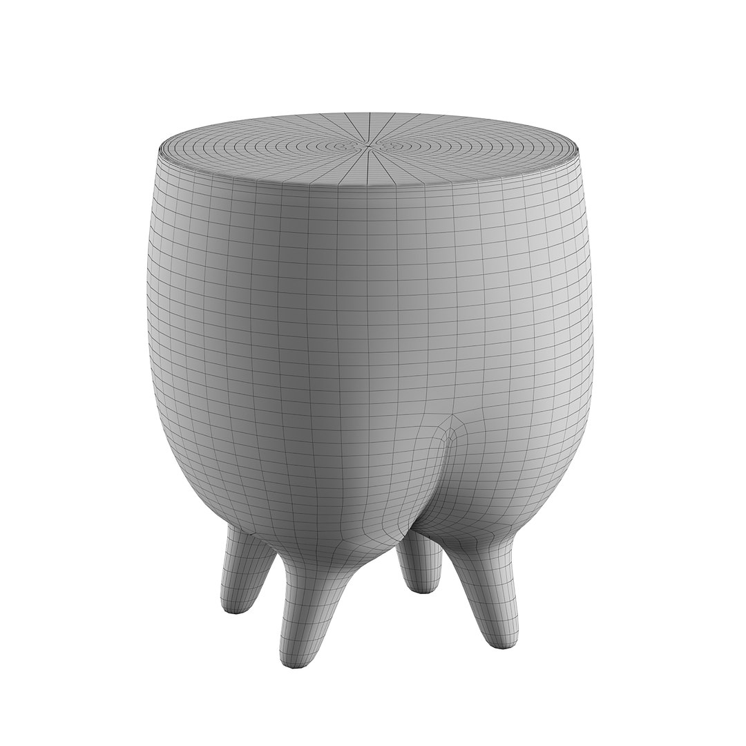 3D Muu stool model - TurboSquid 1896898