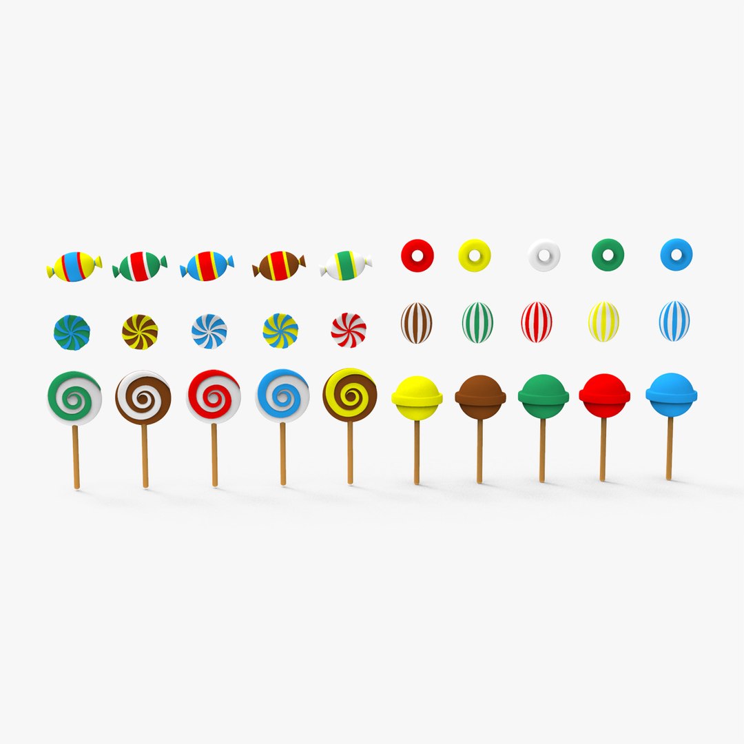 Candy 3D 3D Model - TurboSquid 2079889