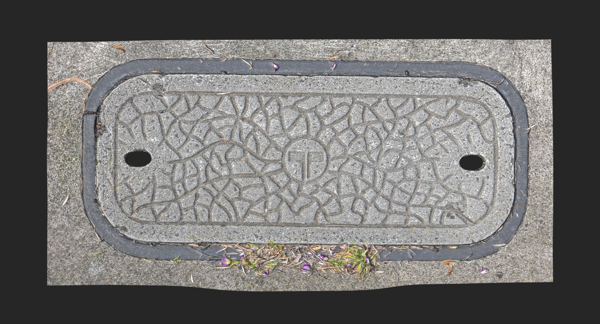 3D Concrete Utility Cover 8k - TurboSquid 1418444