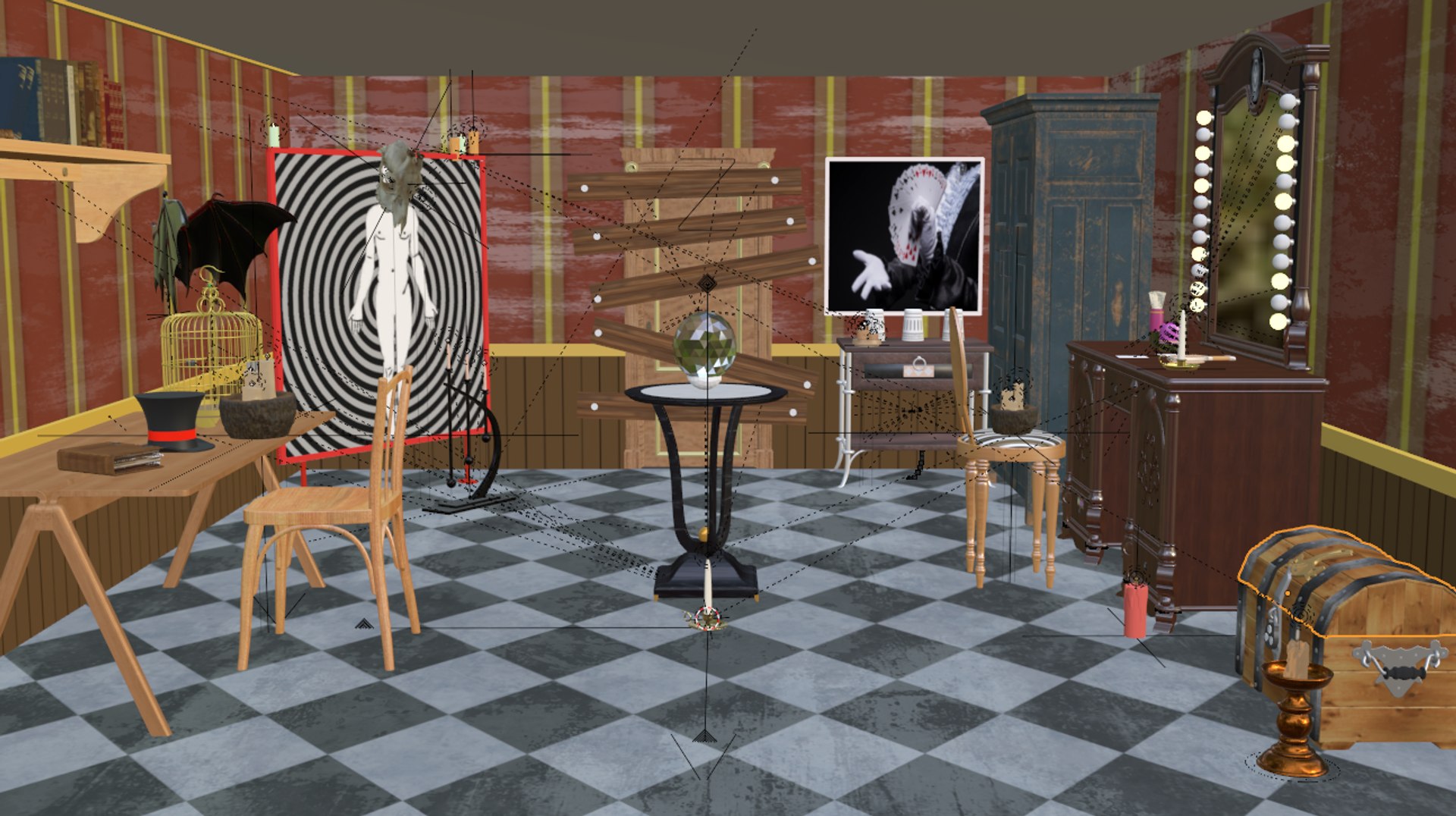 Magic Room 3D Model 3D Model - TurboSquid 2187940