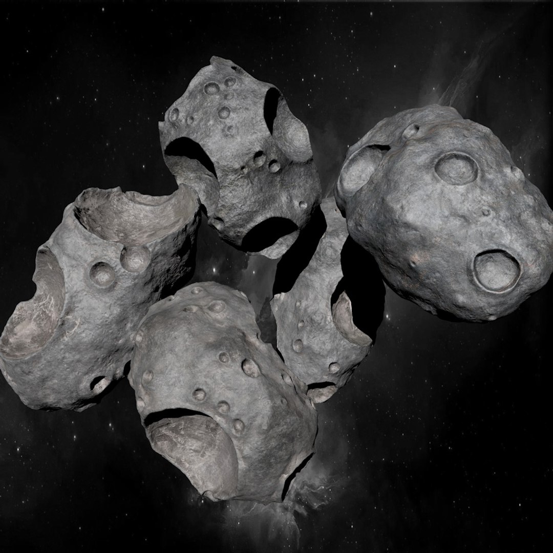 3D Asteroid Pack Model - TurboSquid 2300752