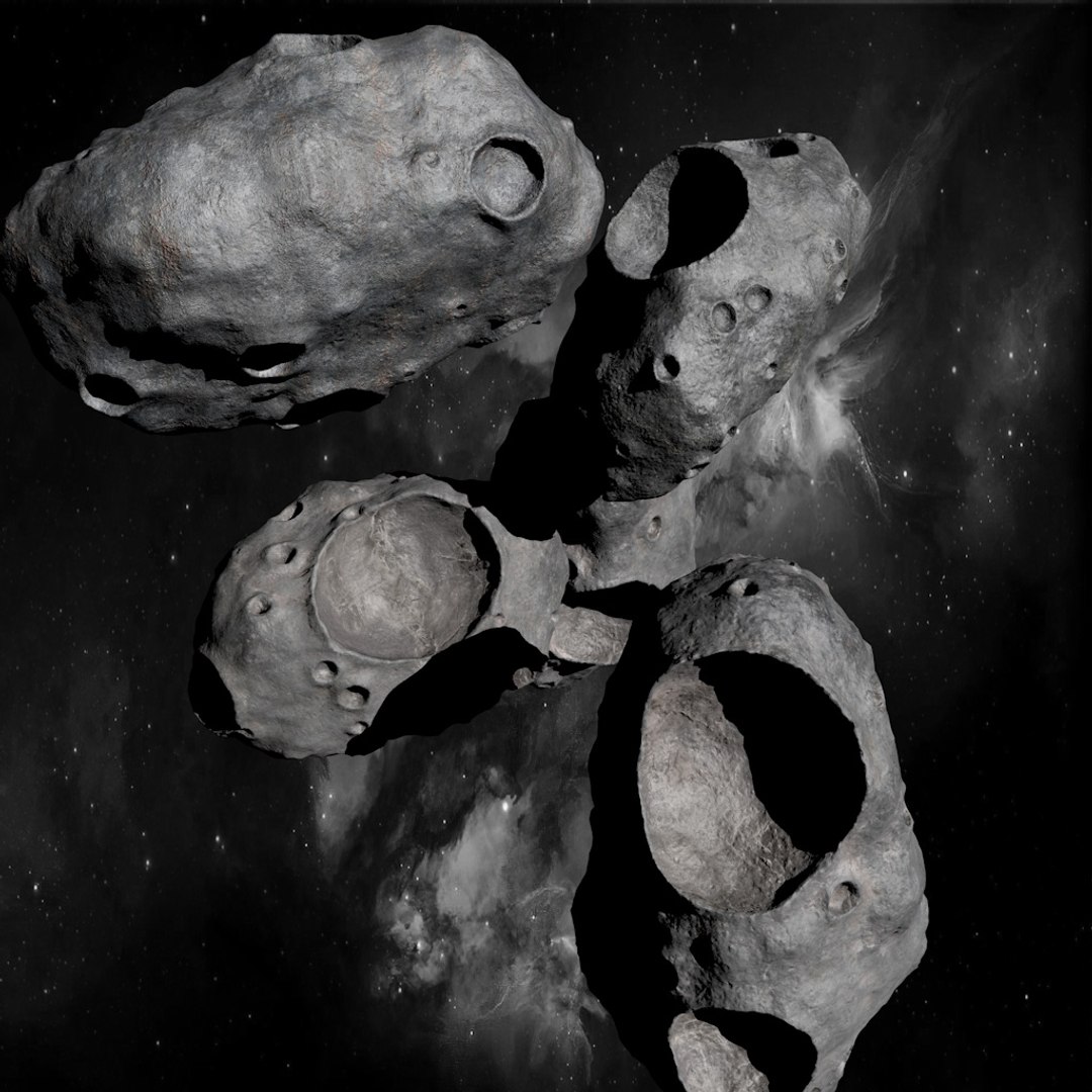 3D Asteroid Pack Model - TurboSquid 2300752