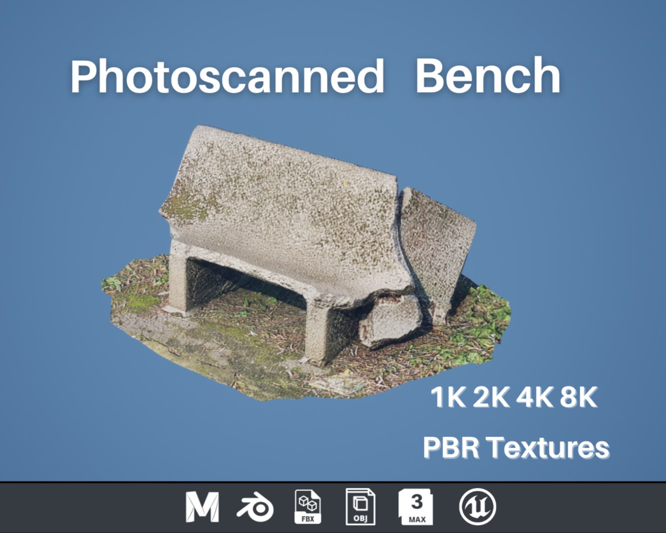 3D Bench 3D Scan - Low-poly 3D Model Model - TurboSquid 2180928