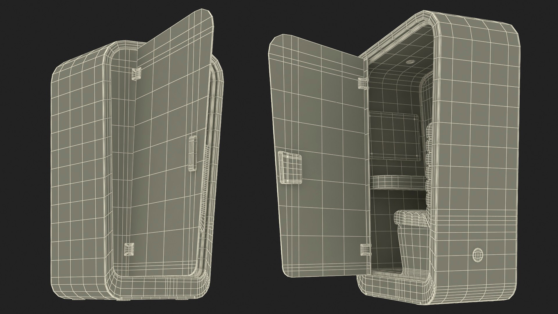 3D Conversation Booth - TurboSquid 2205558