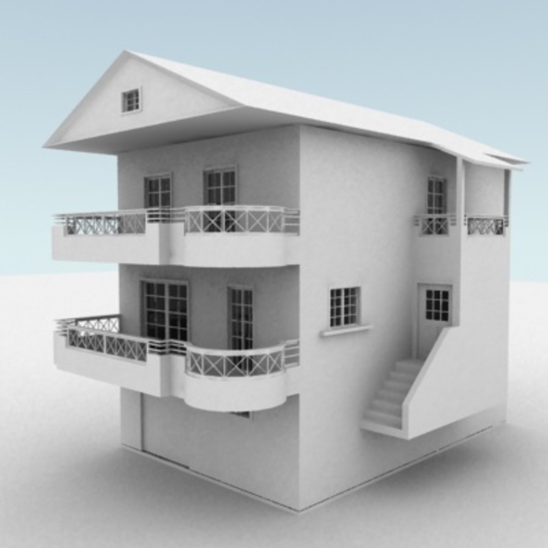 Free 3ds Mode House Building