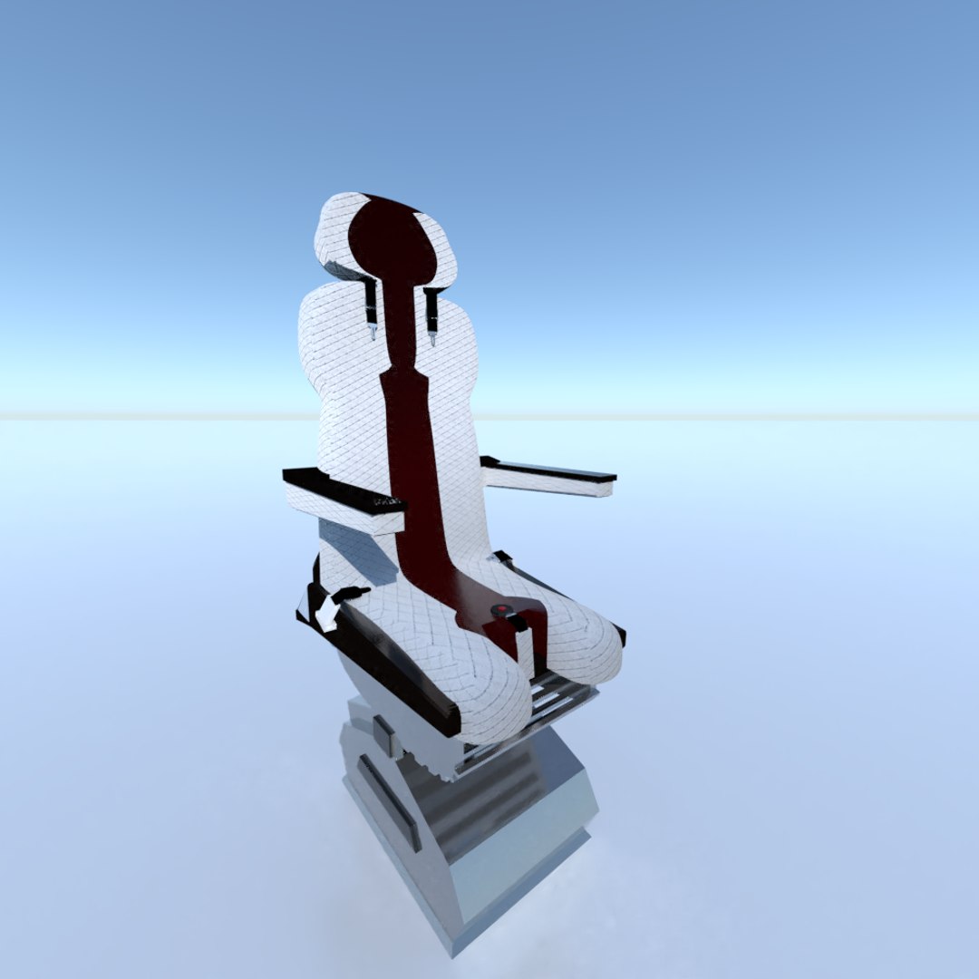 Aircraft Pilot Seat 3D Model - TurboSquid 1361806