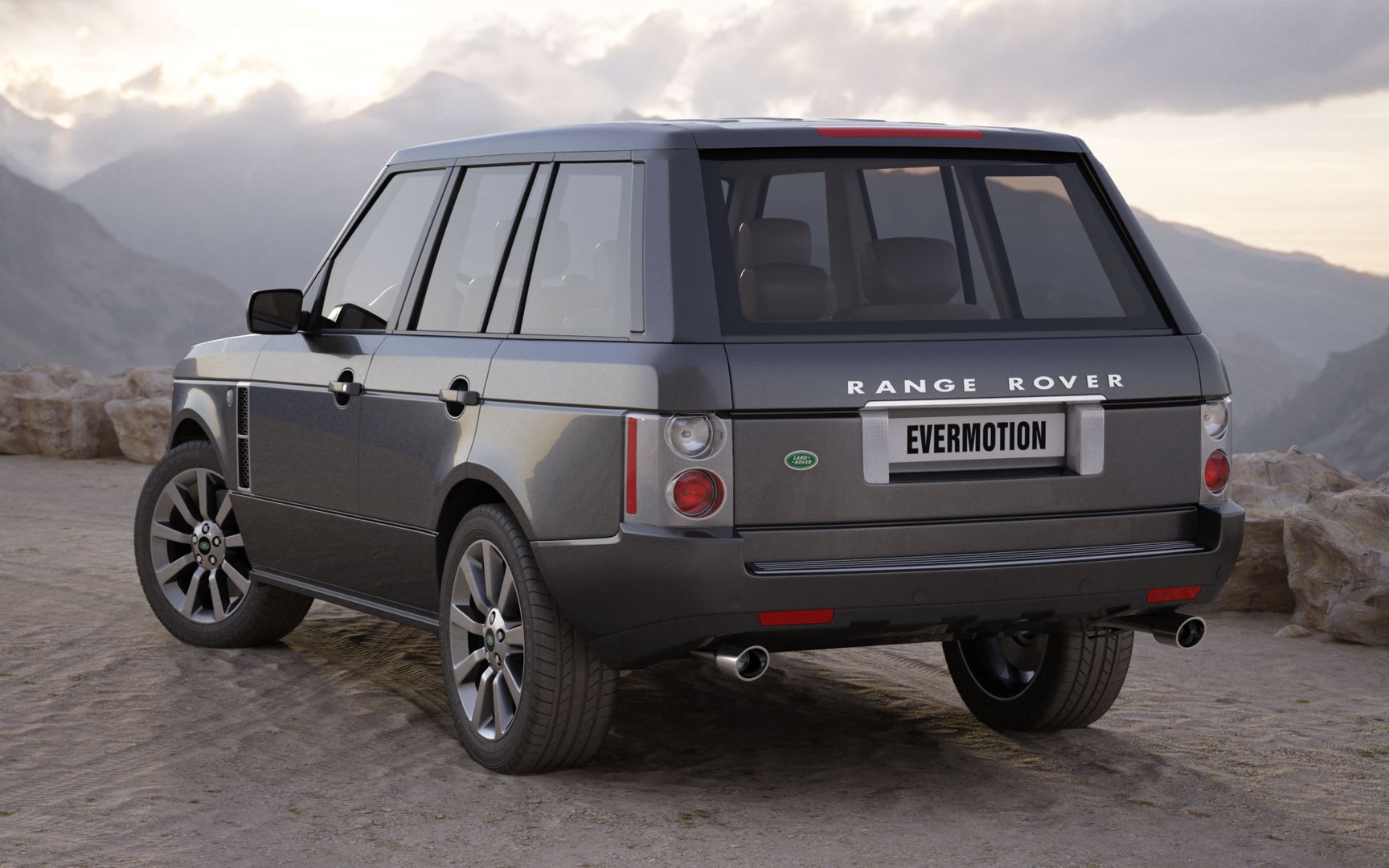 3d Model Car Land Rover Range