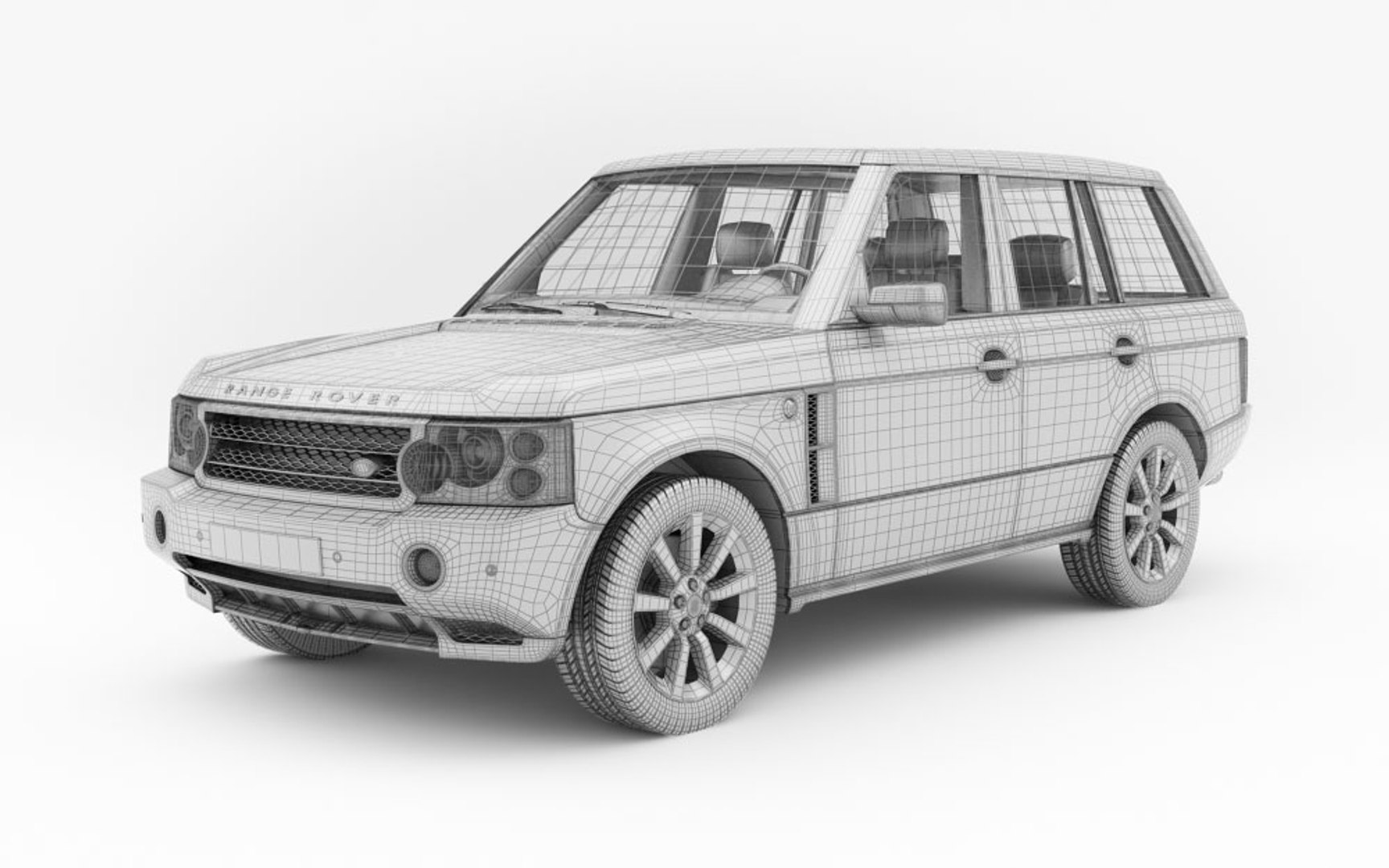 3d Model Car Land Rover Range