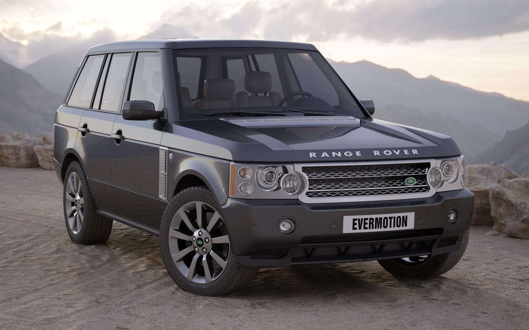 3d Model Car Land Rover Range