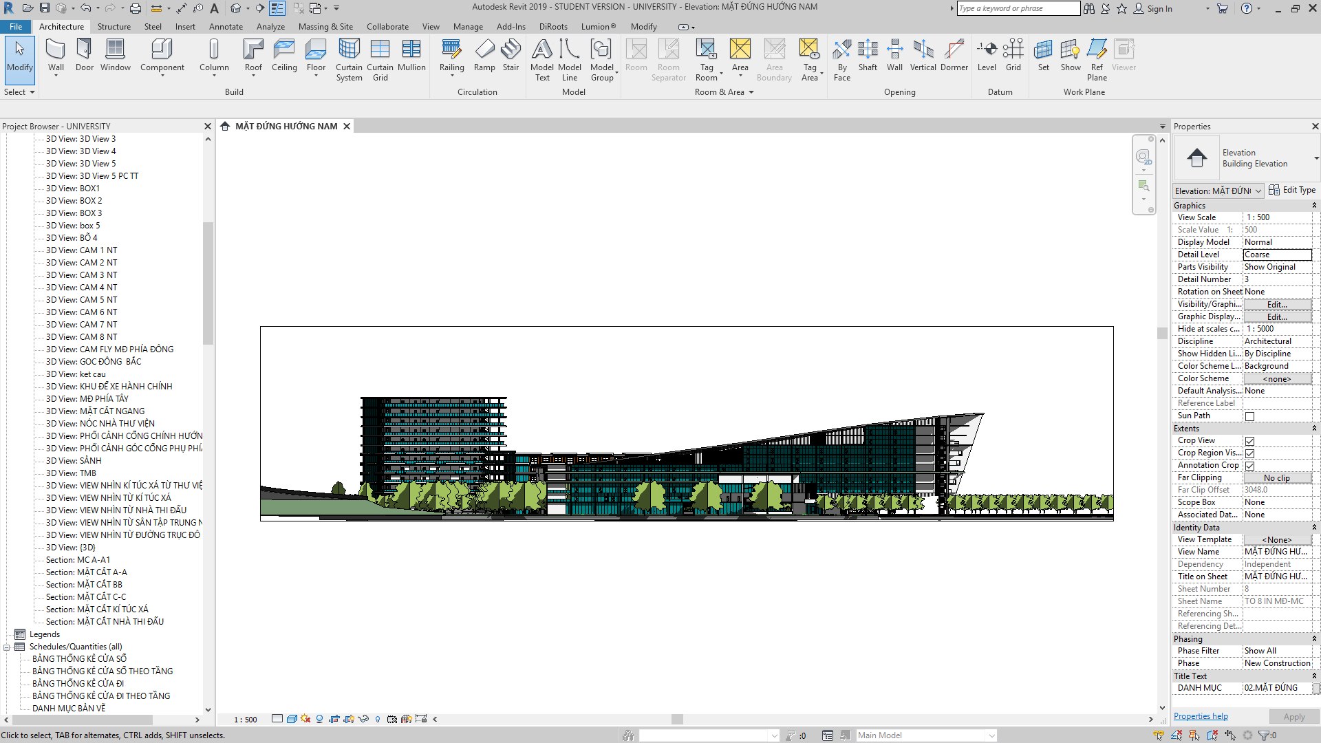 University Revit 3D Model - TurboSquid 1398614