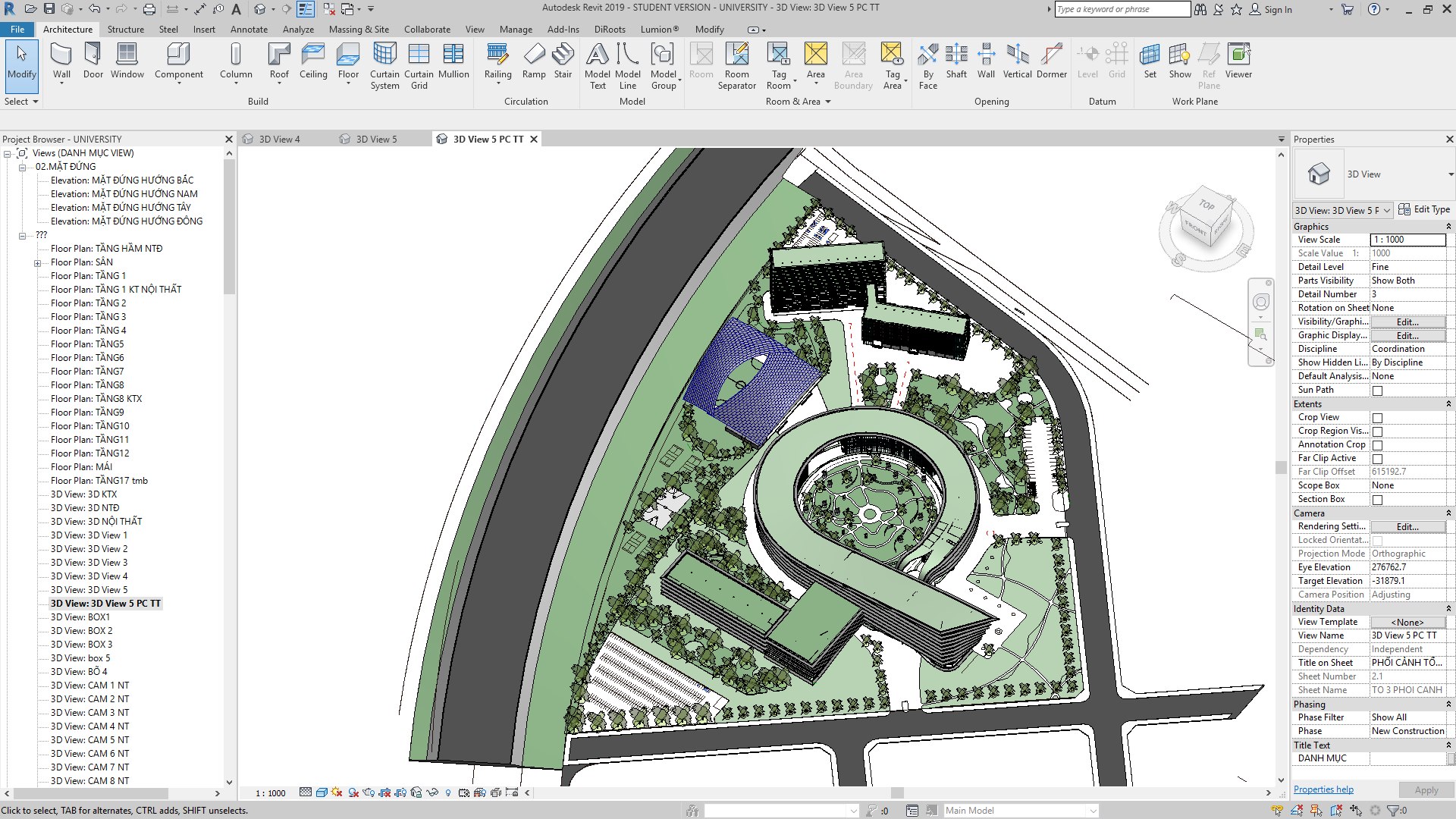 University Revit 3D Model - TurboSquid 1398614