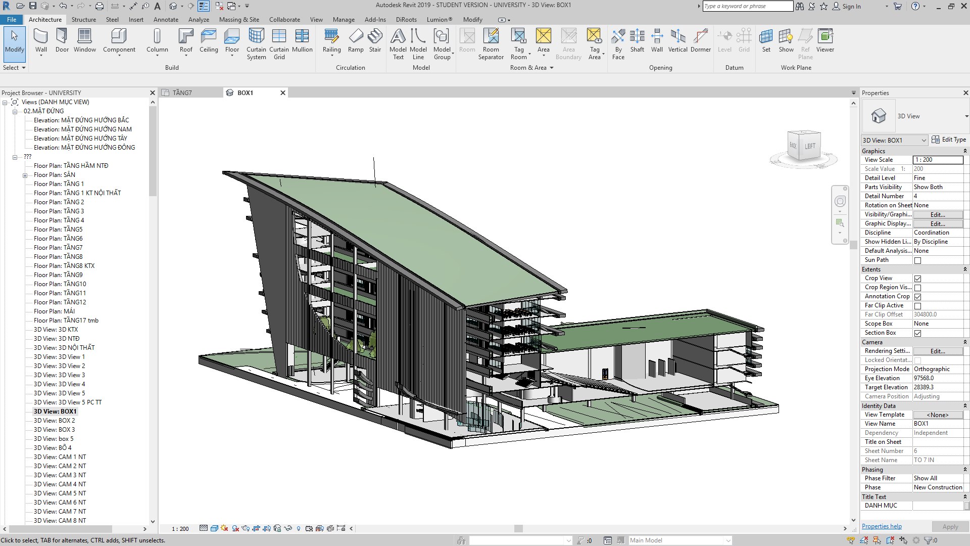 University Revit 3D Model - TurboSquid 1398614