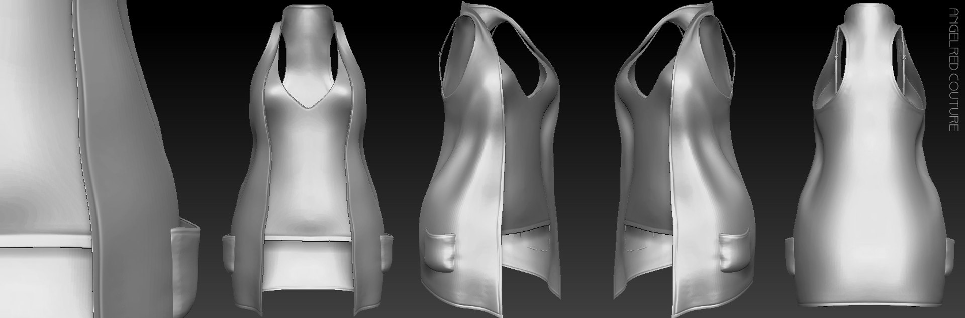 Obj Meshes Polygonal Quad