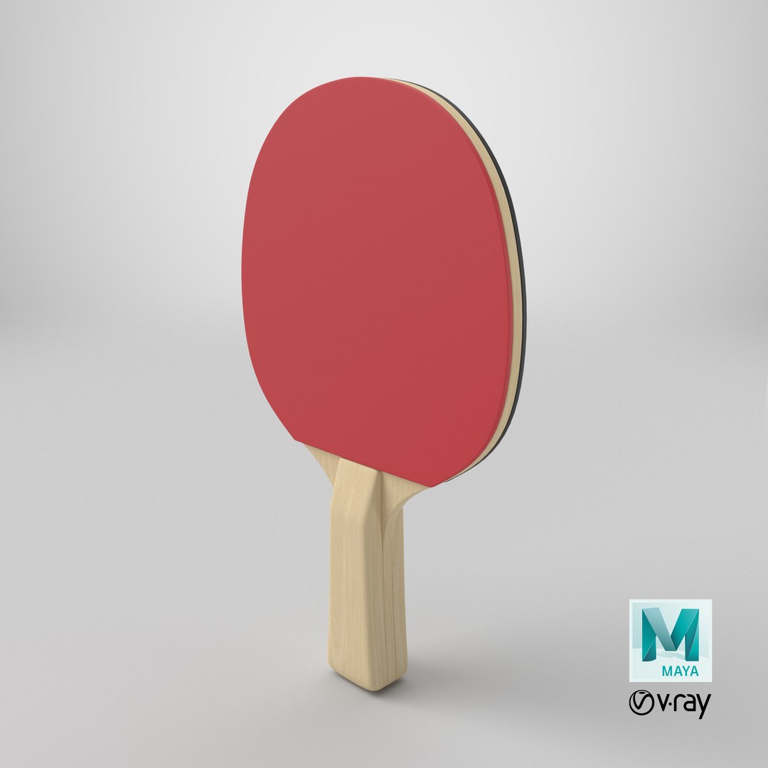 Ping Pong Racket Model - TurboSquid 2164993