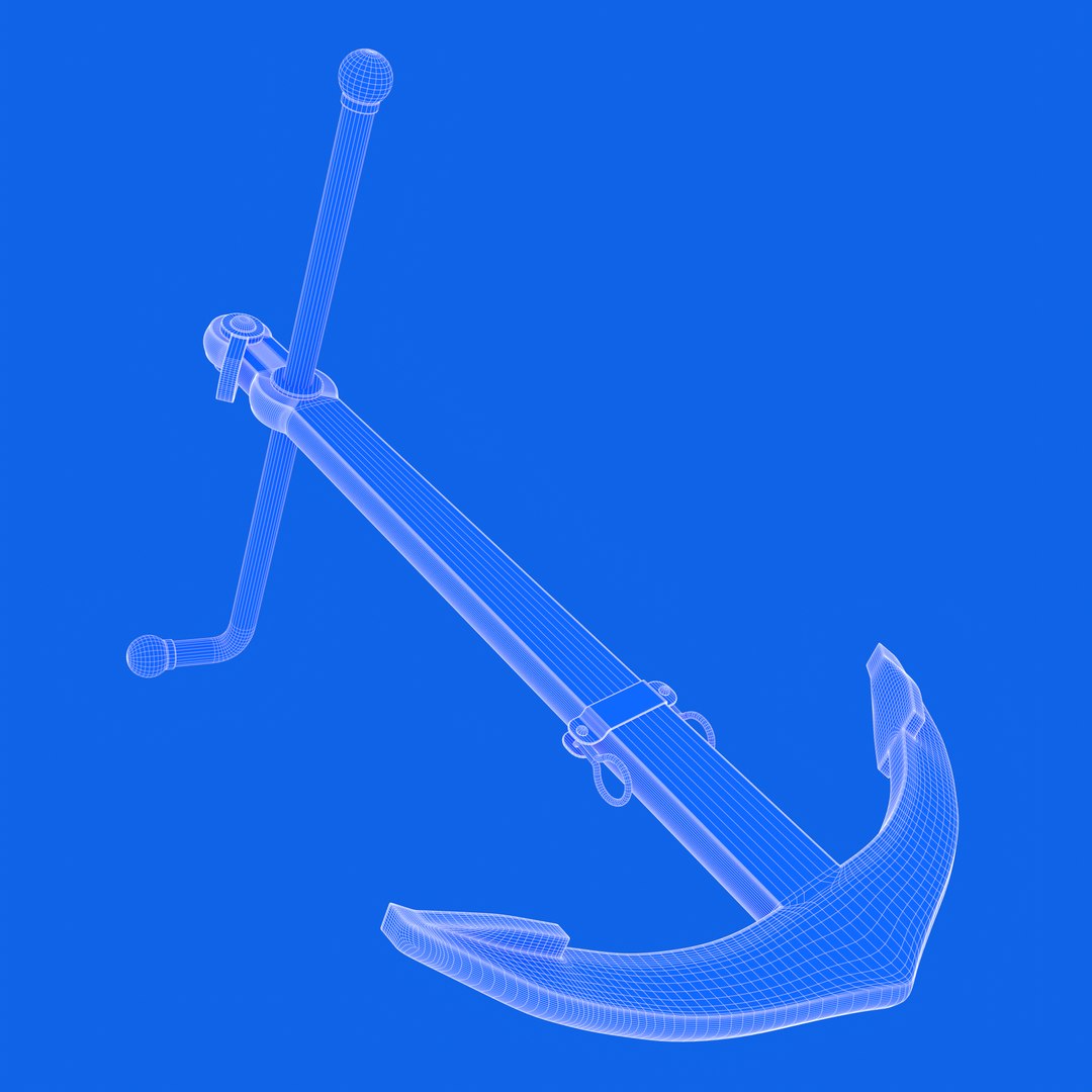 3D Anchor - TurboSquid 2400145
