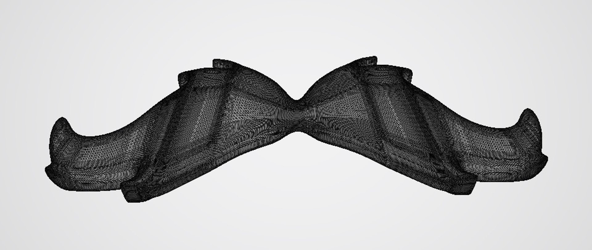 Cartoon Mustache 07 3D Model - TurboSquid 1563505