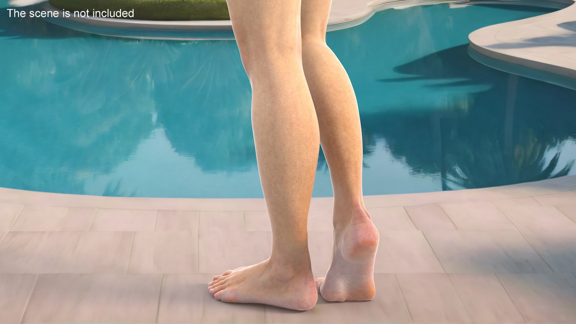 Female Legs Standing Pose 3D - TurboSquid 2270281