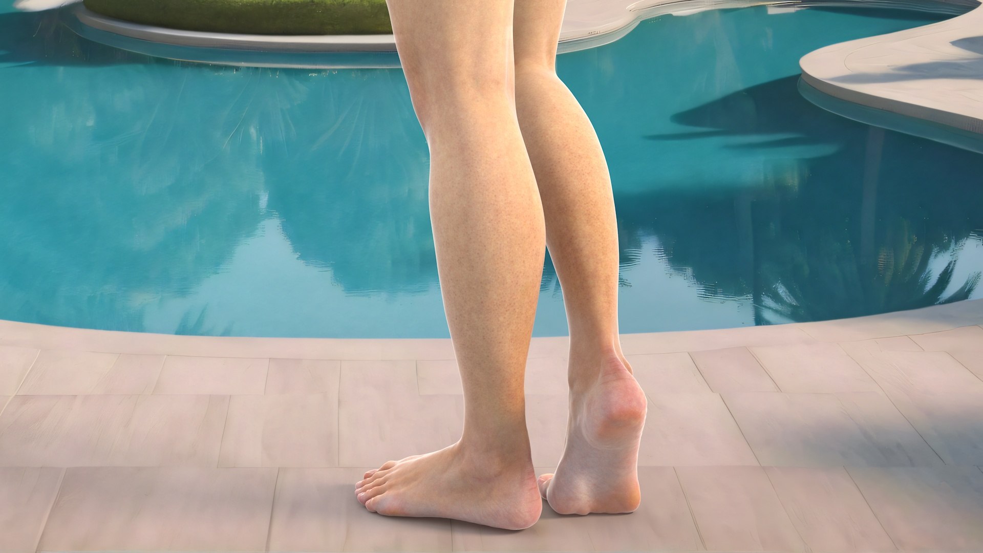 Female Legs Standing Pose 3D - TurboSquid 2270281