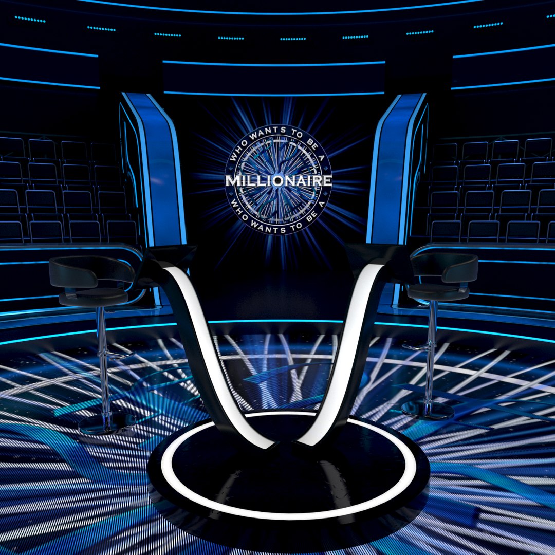 Who Wants To Be A Millionaire TV Studio Set UK 2 3D Model - TurboSquid ...
