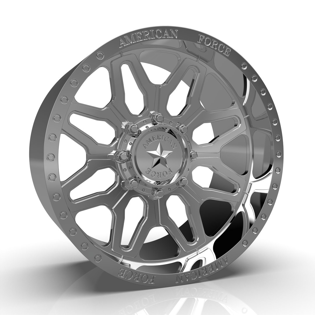 AMERICAN RACING CK01 ASSAULT CC WHEEL RIM model - TurboSquid 2147653