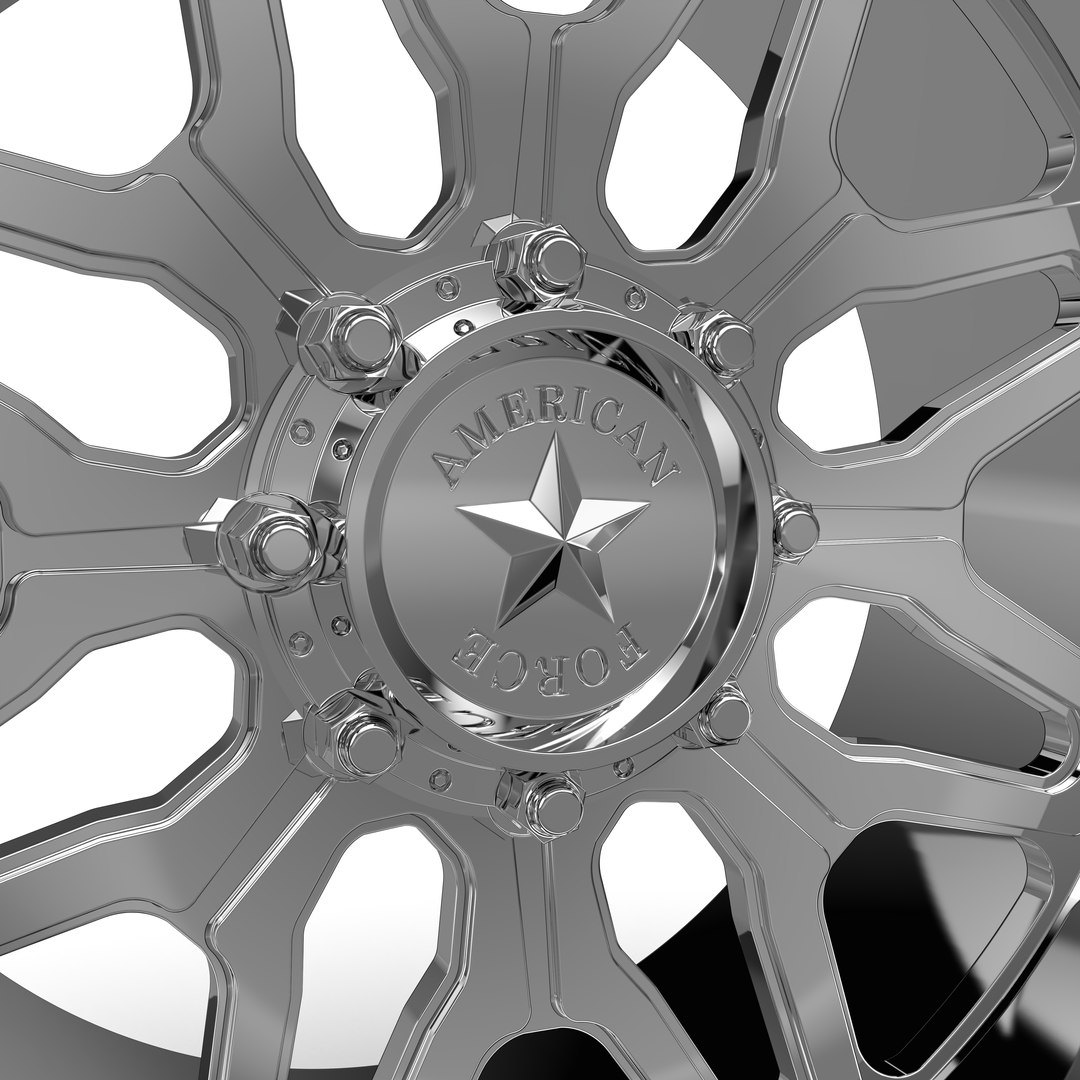 AMERICAN RACING CK01 ASSAULT CC WHEEL RIM model - TurboSquid 2147653