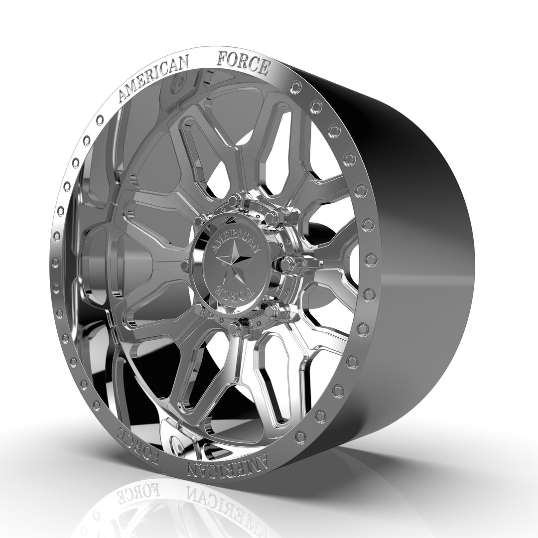 AMERICAN RACING CK01 ASSAULT CC WHEEL RIM model - TurboSquid 2147653