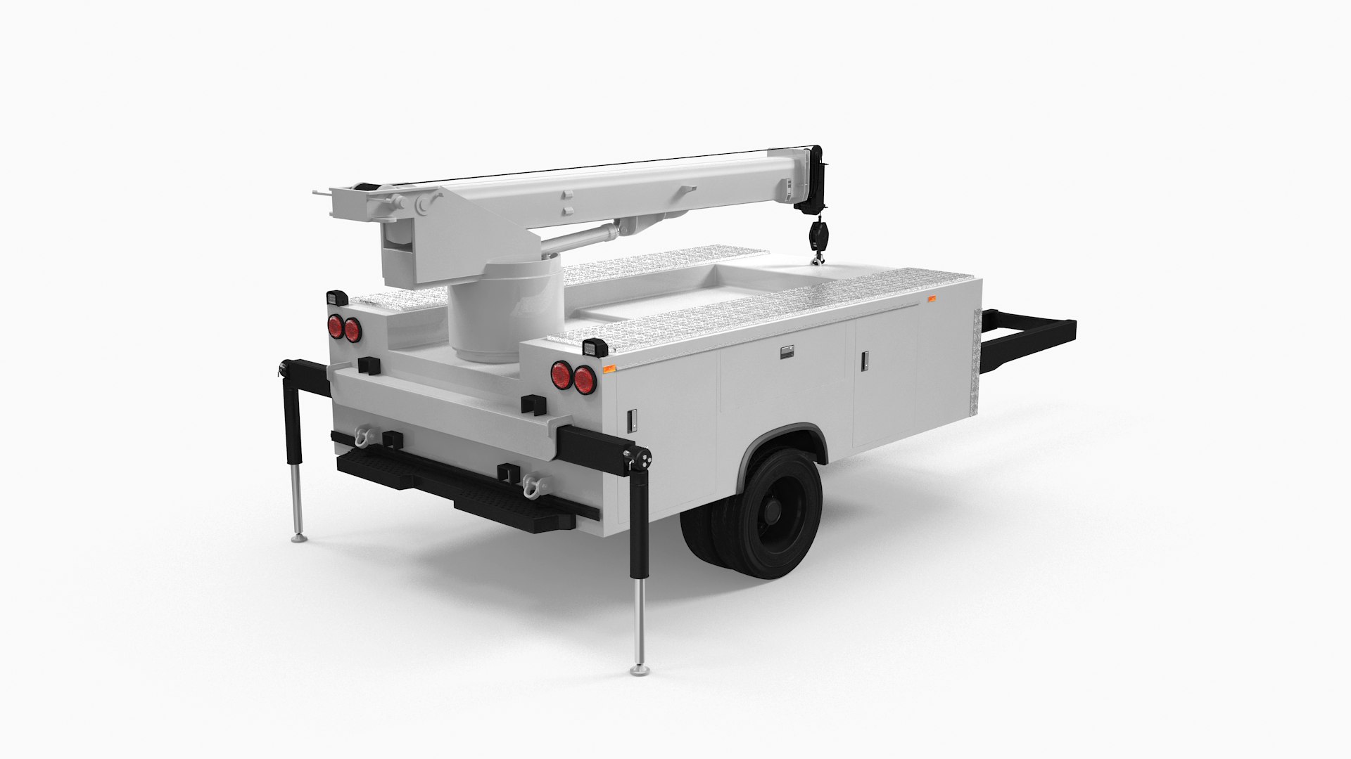 Crane Truck Shell Service 3D - TurboSquid 1561996