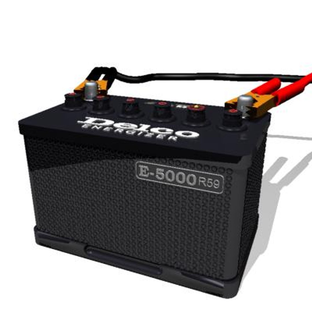 Ac Delco Battery 3d Model