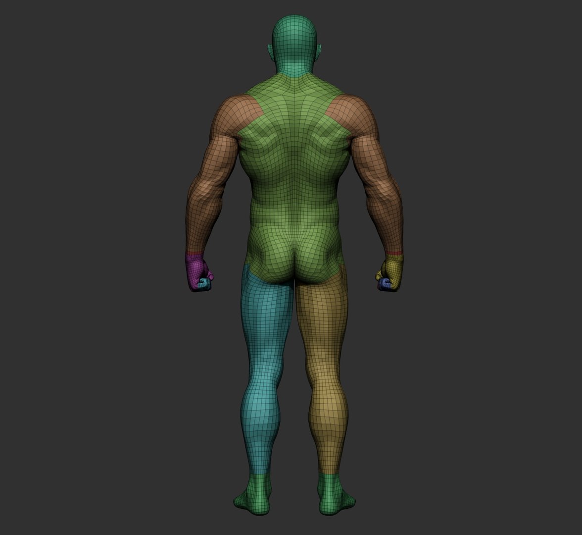 3D Model Realistic Male Full Body - TurboSquid 1797597