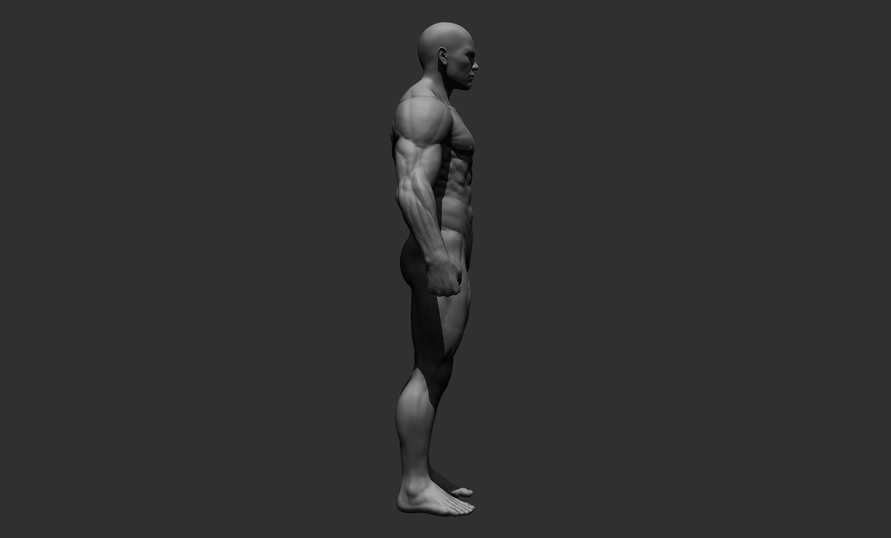 3D Model Realistic Male Full Body - TurboSquid 1797597