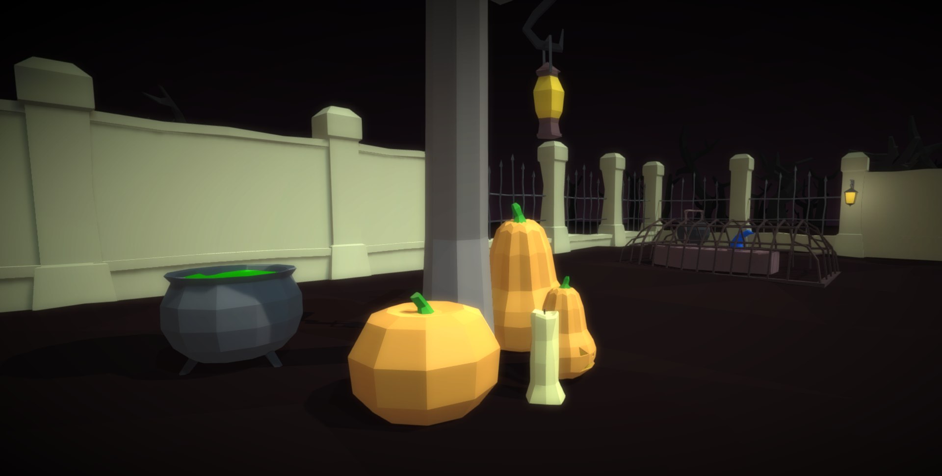 Art Halloween Pack 3d Model