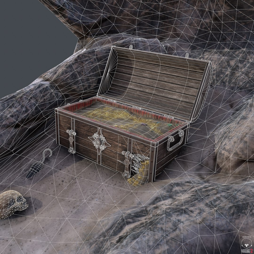 3d Model Pirate Den Pbr