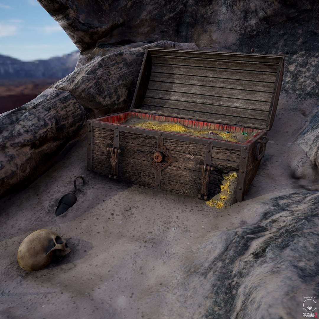 3d Model Pirate Den Pbr