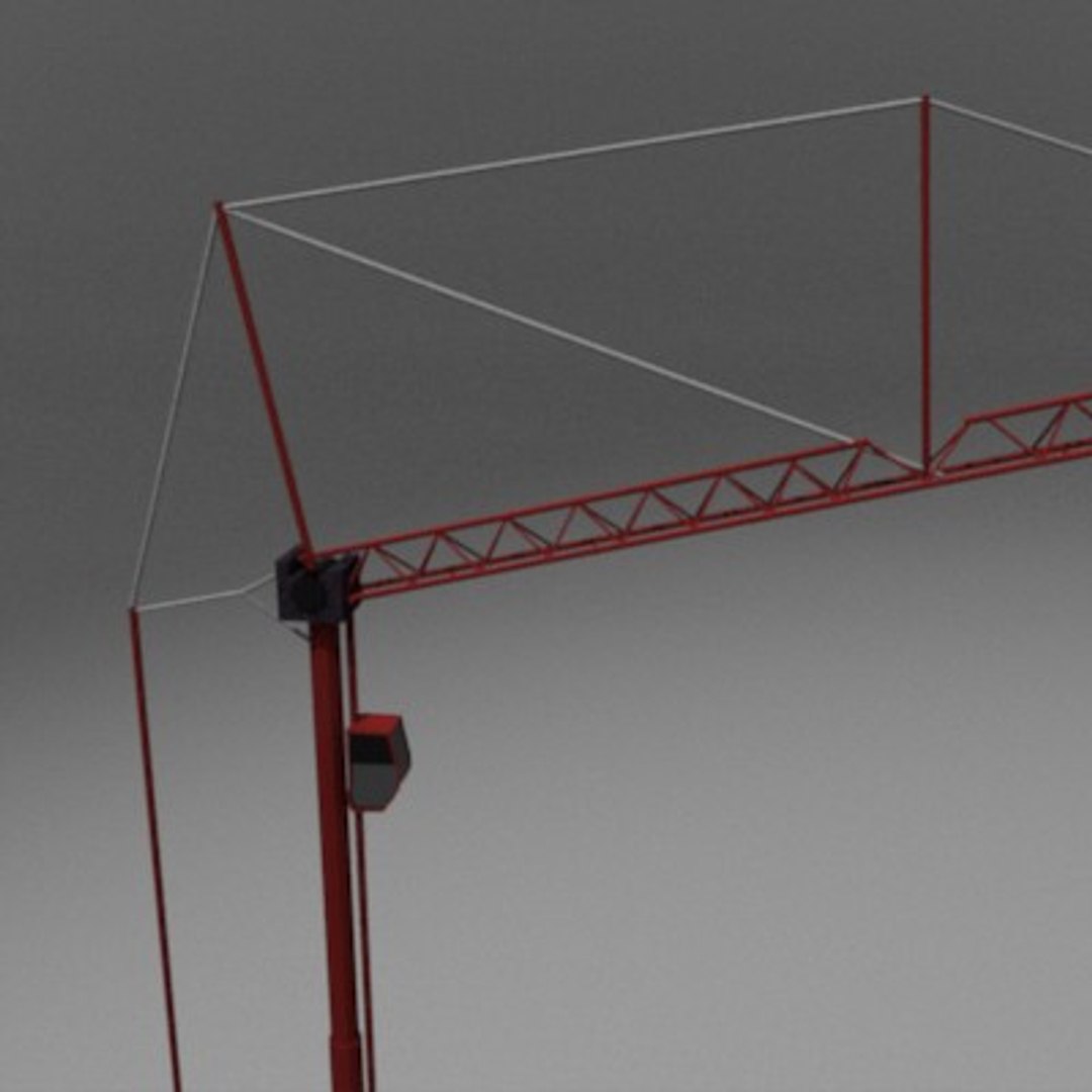 3d Model Crane Potain Hdt