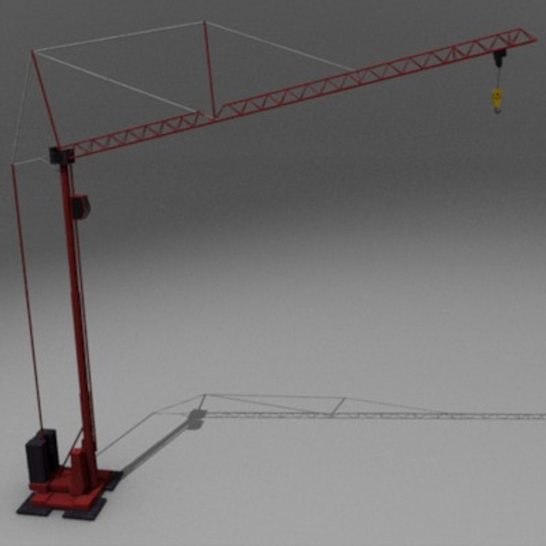 3d Model Crane Potain Hdt