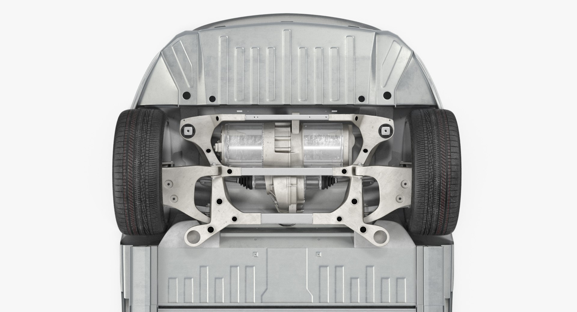 3d tesla s frame chassis model