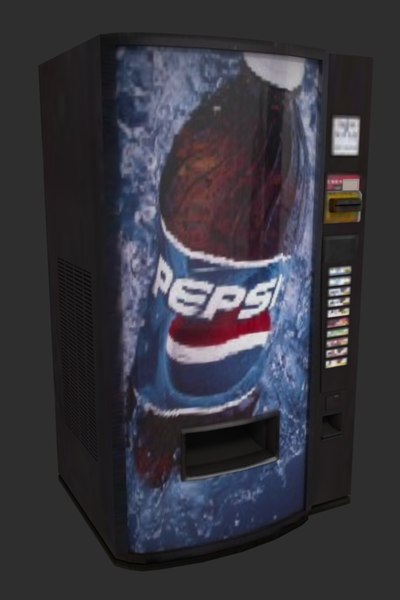 soda machine 3d model