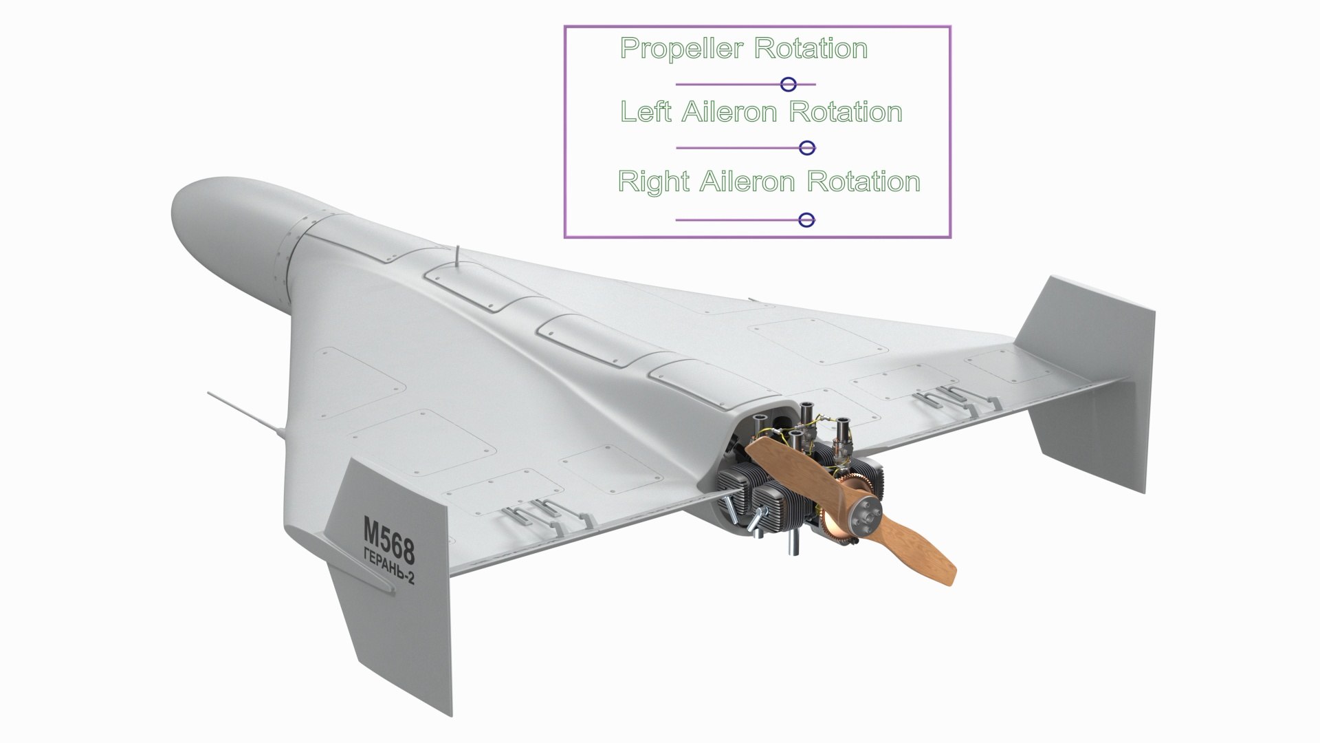 Geran-2 Rigged 3D Model - TurboSquid 2045381