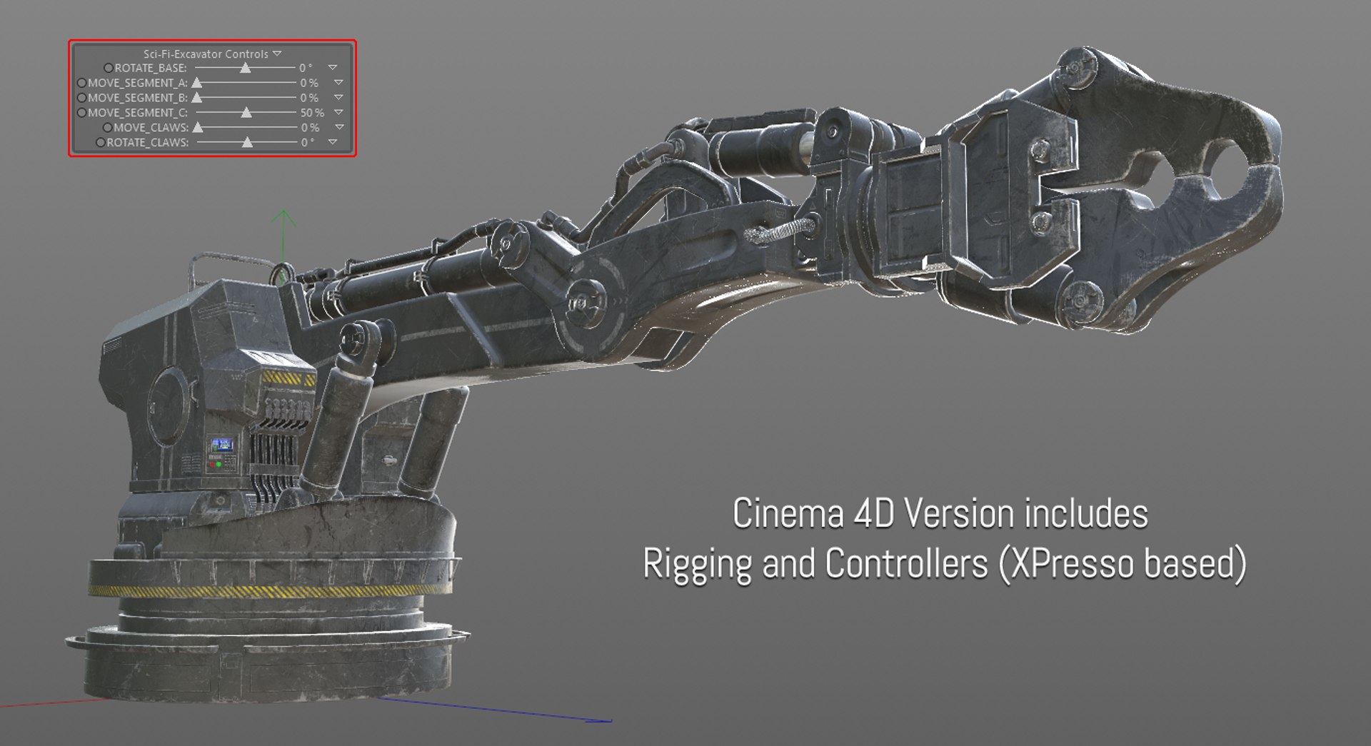 Scifi excavator 3D model - TurboSquid 1285431