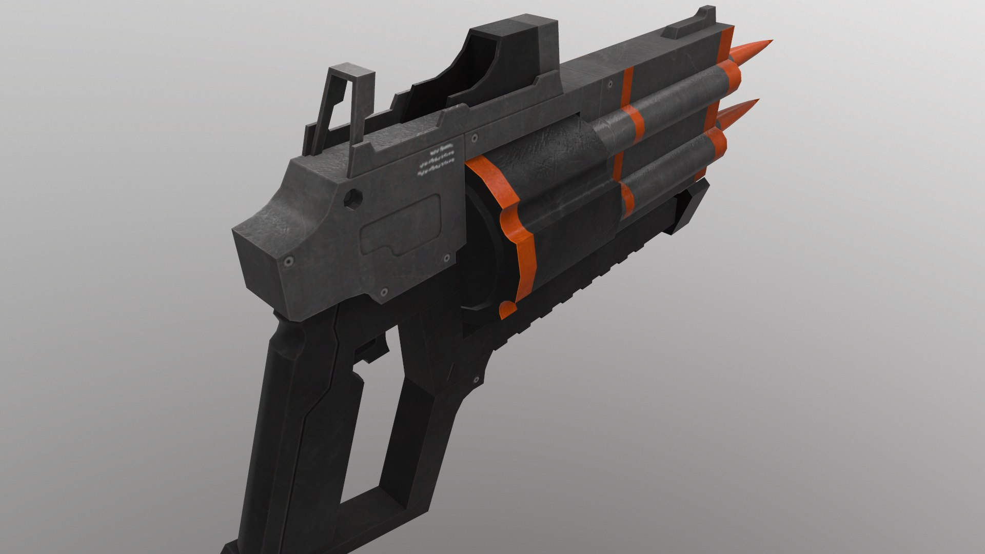 Energy Pistol Level 3 3D Model - TurboSquid 2196447