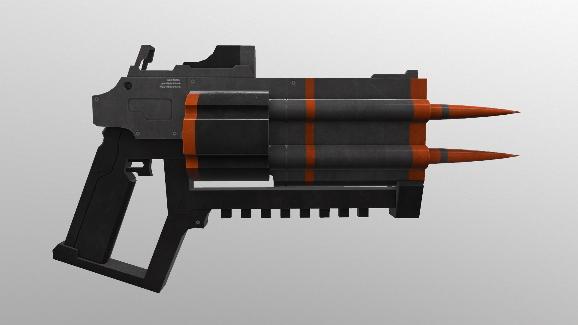 Energy Pistol Level 3 3D Model - TurboSquid 2196447