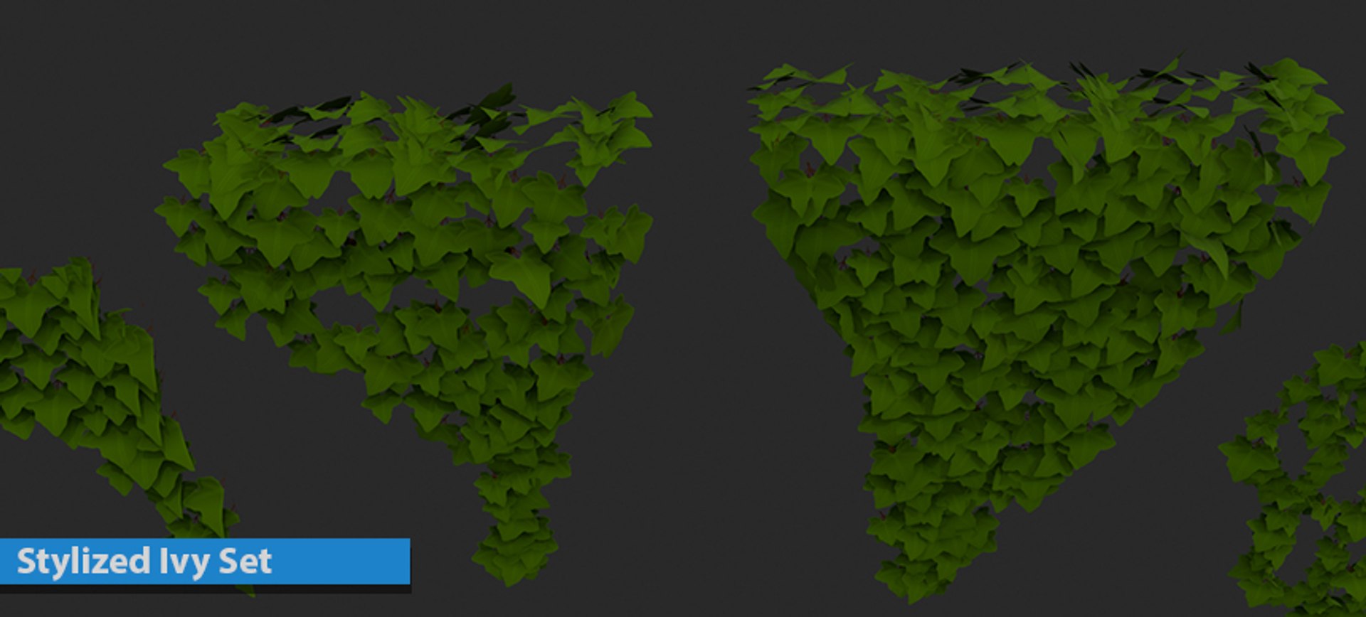 Ivy Set 3D Model - TurboSquid 1166999