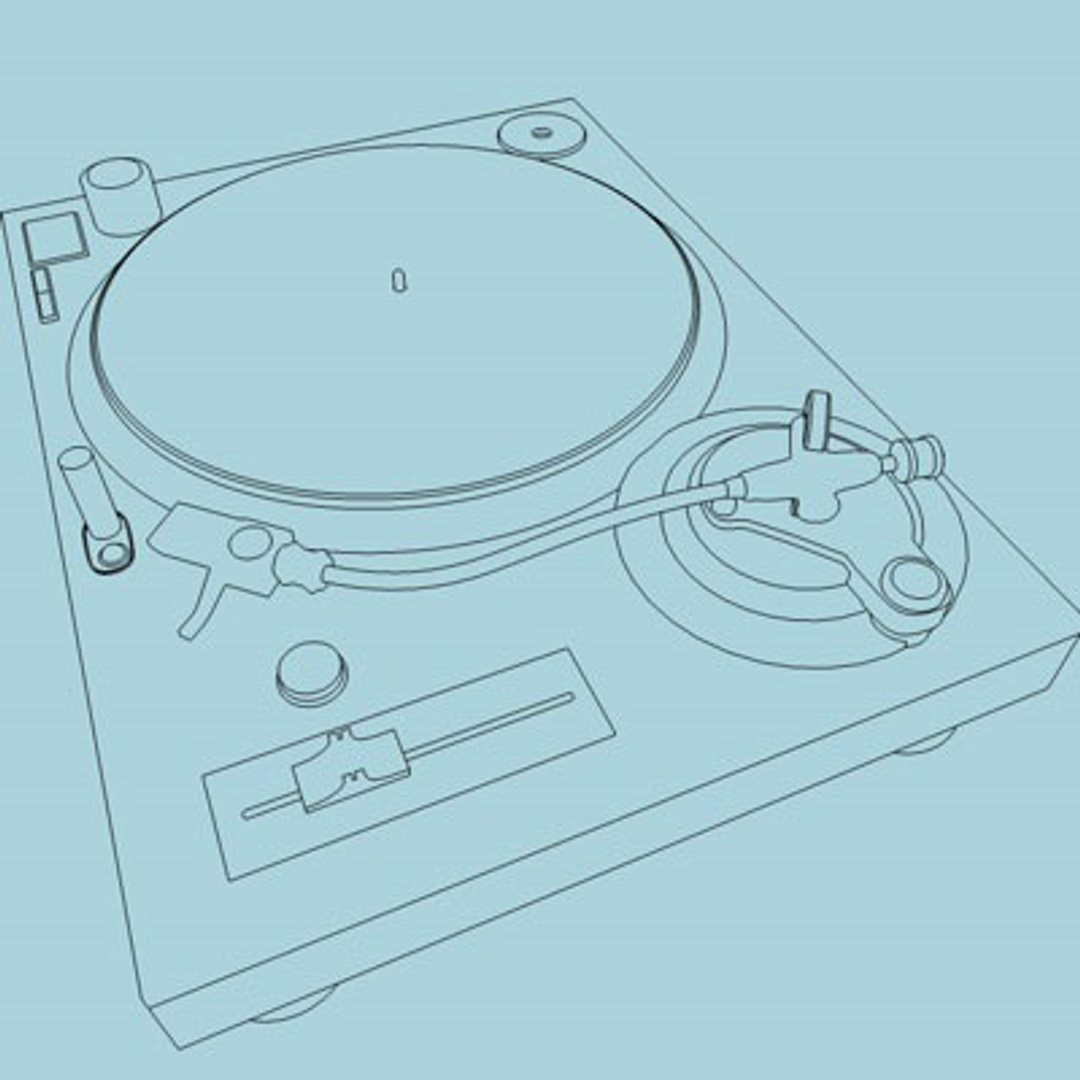 3d technics turntable model