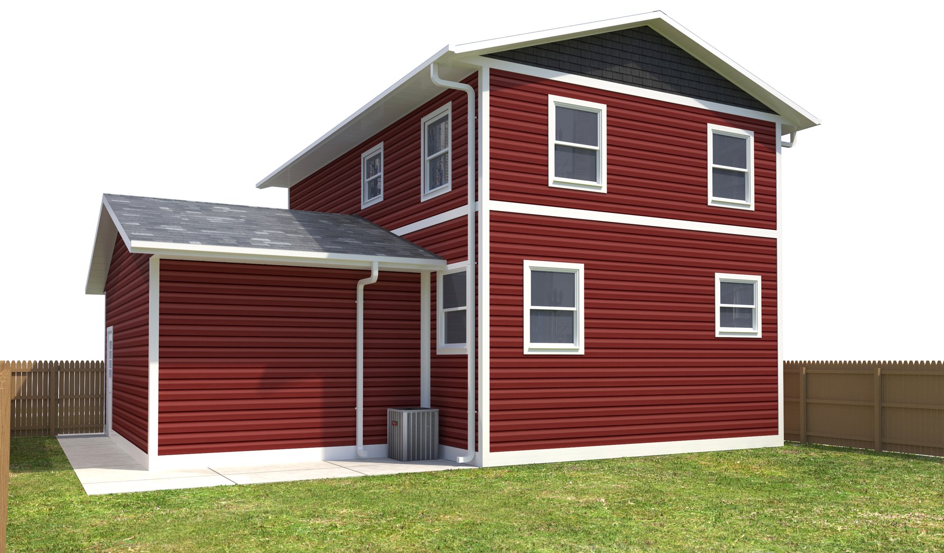 Home building exterior house 3D model - TurboSquid 1348353
