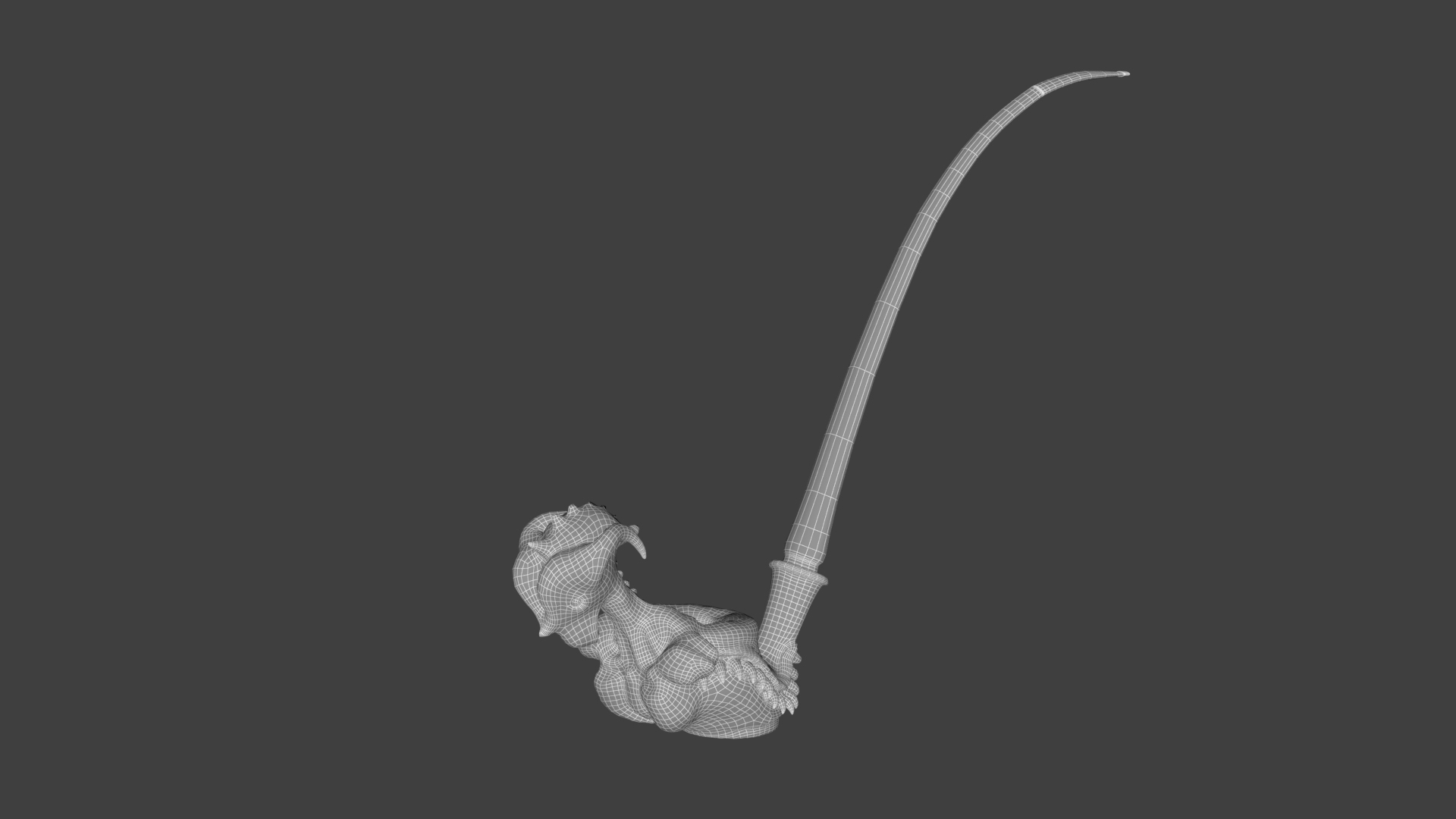 3D Model Viking Dragon Pipe - TurboSquid 1466972